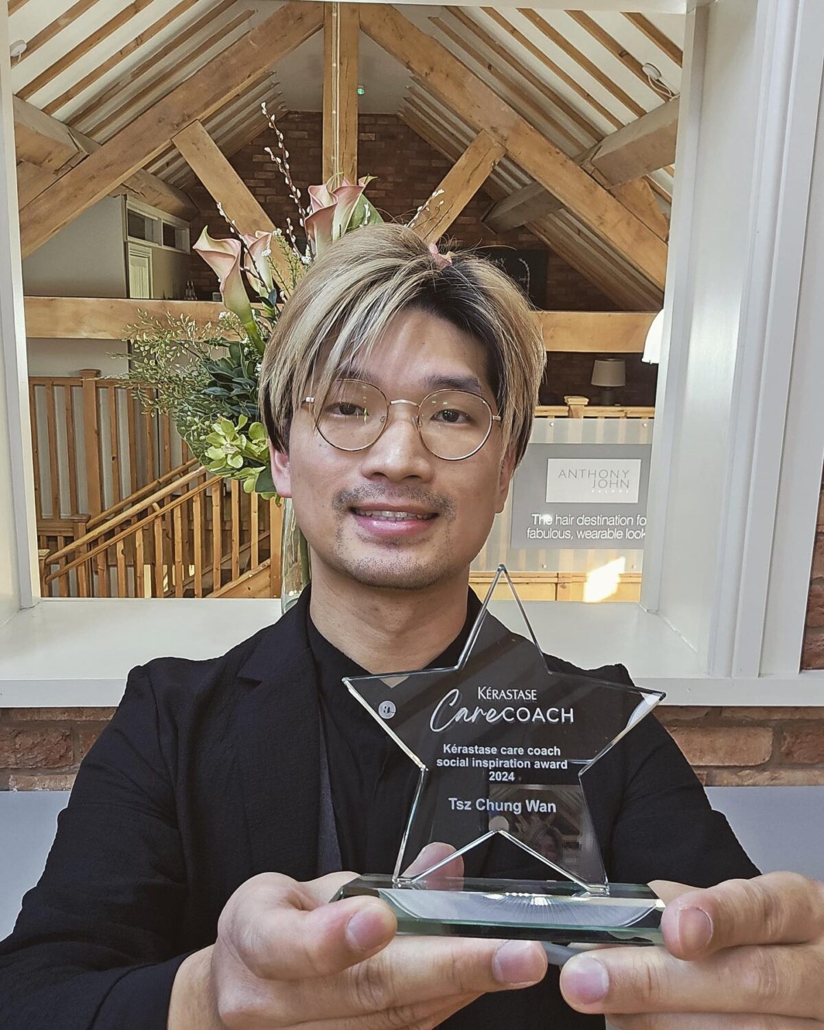 Congrats, Jeff! Our Kerastase Care Coach Superstar at AJS Salons